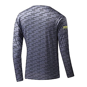 FORBEMK Men's Mountain Bike Shirts Long Sleeve MTB Jersey Quick Dry Downhill&Motocross BMX Shirts &Moisture-Wicking-AOP-Black-L