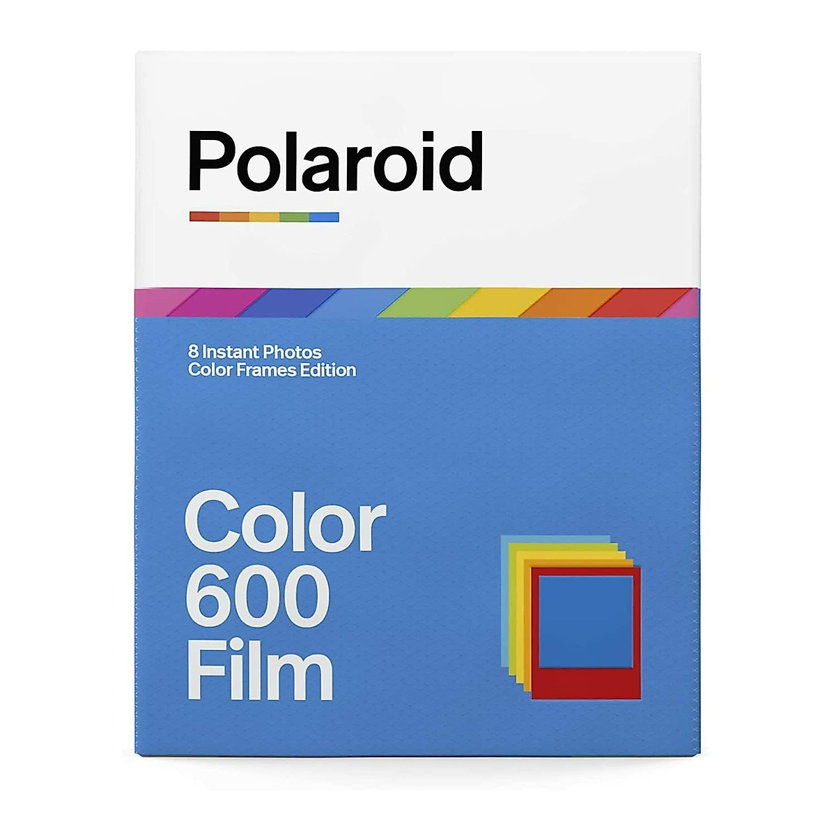 Polaroid 600 Instant Camera (Arctic Blue) Bundle with Polaroid Originals Color Instant Film for 600 Cameras (8 Exposures) and Film Accessories (3 Items)