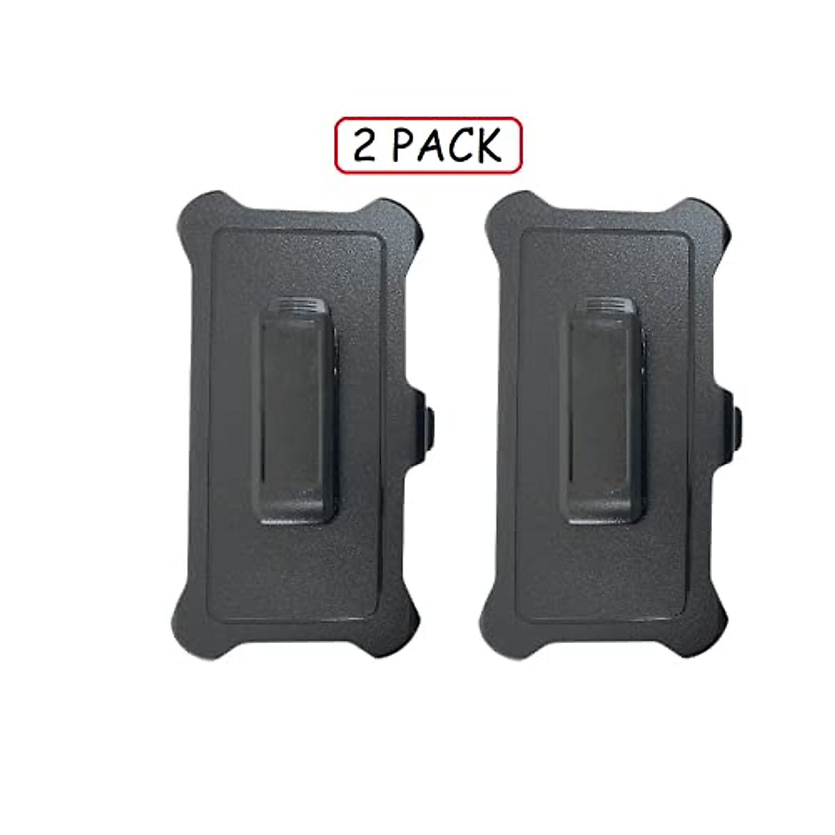 2 Pack Holster Belt Clip Replacement Compatible with OtterBox Defender Series Case for Apple iPhone 11 (6.1") ONLY (Belt Clip Only, Not Including The Case)