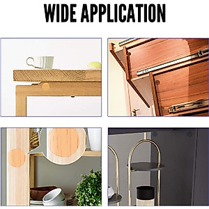 MroMax PC-159 Screw Hole Covers Stickers 0.83" Dia PVC Self Adhesive Screw Hole Stickers for Furniture Decoration Cupboard Shelf Closet Bathroom Cabinet Bracket Wooden Wood 3 Sheet