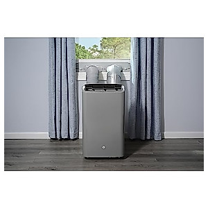 GE Dual Hose Kit for Portable Air Conditioner, Convert Single Hose Portable AC Unit to Dual Hose for Faster Cooling, Easy Install, Compatible With Select GE Models, RAP02, Grey