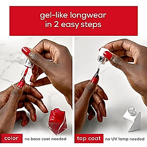 essie Gel Couture Nail Polish, Long-Lasting Deep Magenta Nail Polish, Vegan, Chevron Trend, 0.46 fl oz