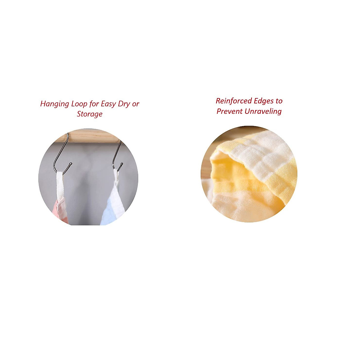 Kidzbee Muslin Burp Cloths for Baby Girls and Boys - 100% Cotton Large Newborn Burping Rags – Super Soft Absorbent Washcloths Perfect Registry Gift Pack of 4 (Blue, Pink, Yellow, Green)