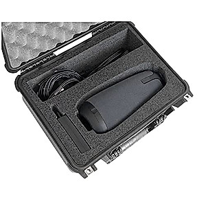 Case Club Case to Fit Meeting Owl - Heavy Duty Waterproof Case Fits Meeting Owl Standard, Pro, 2 or 3- Pre-Cut Foam is Ready To Go Out of The Box- Holds Expansion Mic, Cords, Accessories & Lock Adapter
