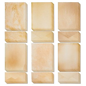 Best Paper Greetings 48 Pack Vintage Style Stationery Paper and Envelopes Set, 96 Piece Stationary Set for Writing Letters, Party Invitations, Scrapbooking, Penpal, Calligraphy (8.5 x 11 Inches)