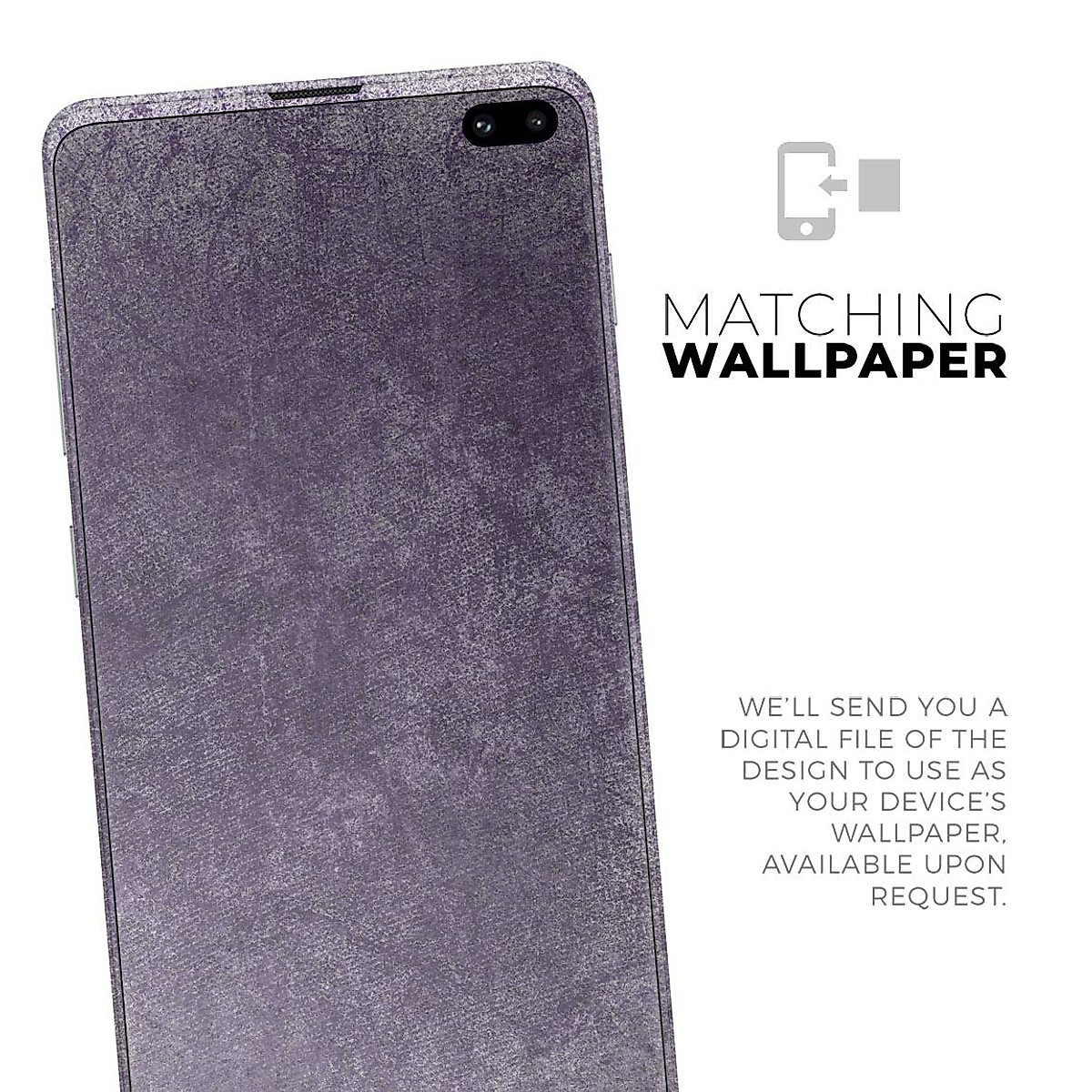 DesignSkinz Distressed Silver Texture v9 Protective Vinyl Decal Wrap Skin Cover Compatible with The Samsung Galaxy S20 (Screen Trim & Back Glass Skin)