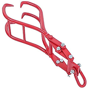 Felled Timber Claw Hook, 28in - Log Lifting Tongs Heavy Duty Grapple Timber Claw, Lumber Skidding Tongs Logging Grabber