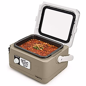Presto 06012 Nomad 8-quart Traveling Slow Cooker, Tan