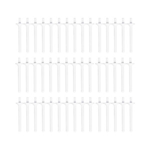 Exceart 40Pcs Nose Wax Sticks Plastic Nasal Ear Face Eyebrows Hair Removal Sticks Plastic Wax Wand for Men Women