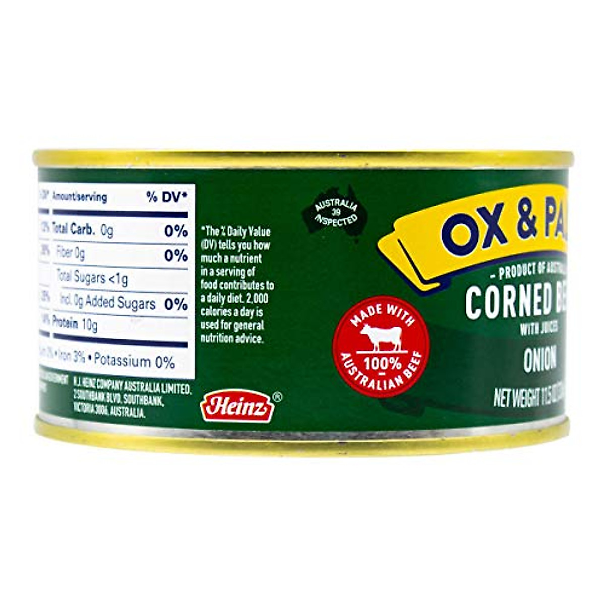 Ox & Palm Corned Beef, Onion Flavored, 11.5 Oz (Pack of 1)