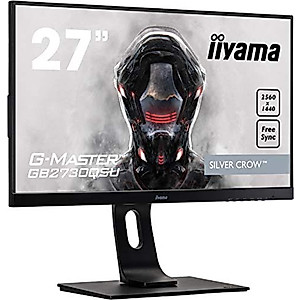 Iiyama 27 ETE Gaming, 2560x1440, G-Master Silver Crow, 1ms, GB2730QSU-B1 (G-Master Silver Crow, 1ms, FreeSync, 13cm Height adj. Stand, 350cd/mý)