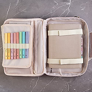 DiverseBee Large Bible Cover with Handles and Shoulder Strap, Zippered Bible Carrying Case for Women Girls Kids, Bible Tote Bag, Church Bible Book Cover, Bible Accessories, Christian Gift (Rainbow)