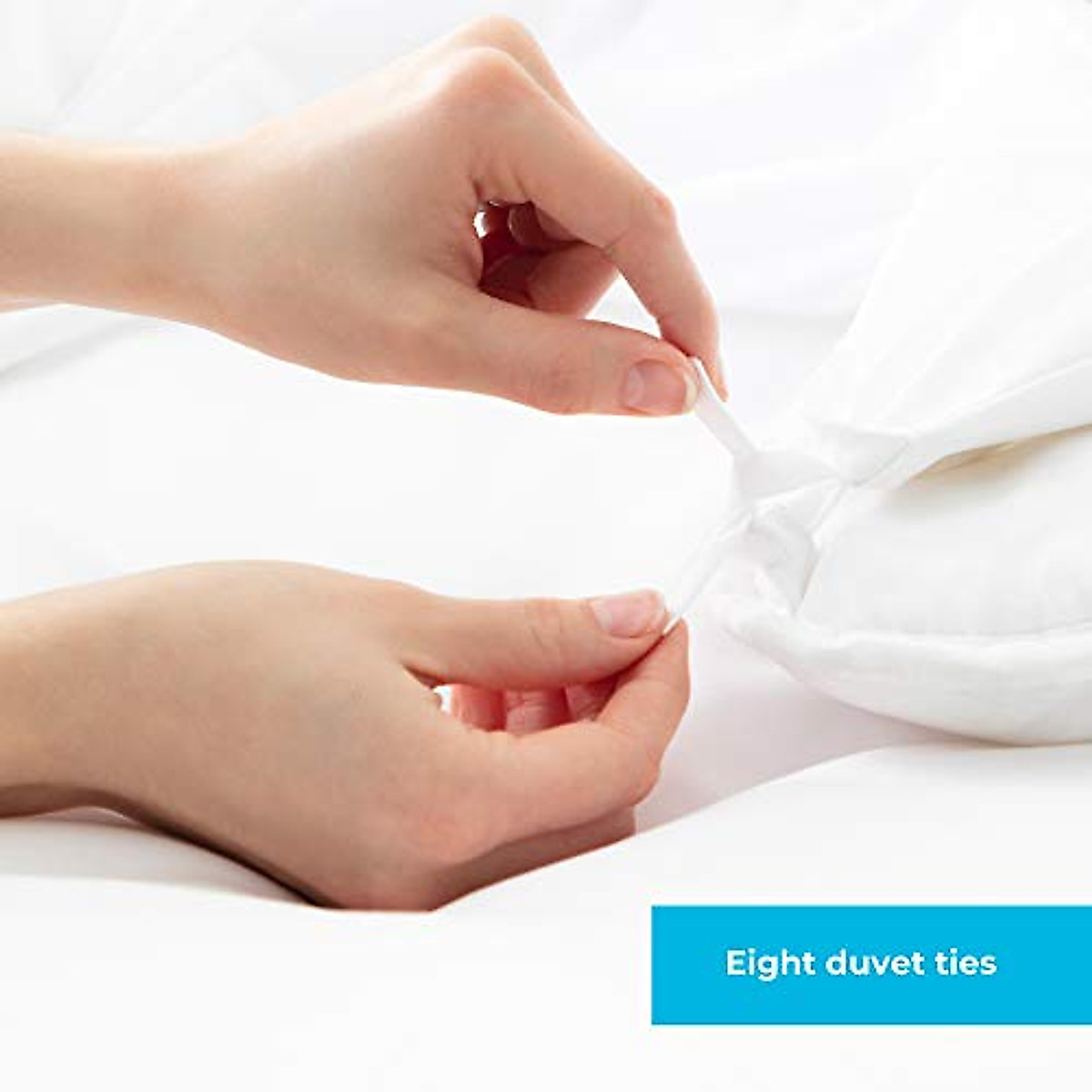 Linenspa Microfiber Duvet Cover - Three Piece Set Includes Duvet Cover and Two Shams - Soft Brushed Microfiber - Hypoallergenic, Cream, Full