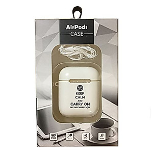 Jaustee Supernatural AirPods Case,Protective Cover Skin White Premium Hard Shell Airpod Accessories Compatible with Apple AirPods 2 1 (White1)