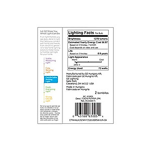 GE Lighting 63005 Light Bulb, Halogen 12 Count (Pack of 1), Soft White