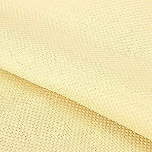 XLJP 100 * 30cm Kevlar Fabric 200gsm Fabric Woven Aramid Fiber Cloth Plain 100cm/39.4'' Width Yellow Color