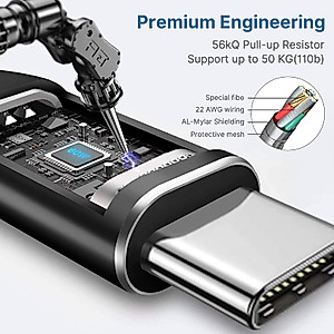 iPhone 15/15 pro Type C to Type C Cable Charger Fast Charging for iPhone 15/15 pro,3Ft 2Pack 60W USB C Pd Cable for Samsung Galaxy,MacBook Air iPad Pro