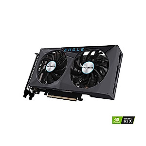GIGABYTE GeForce RTX 3050 Eagle OC 8G Graphics Card, 2X WINDFORCE Fans, 8GB 128-bit GDDR6, GV-N3050EAGLE OC-8GD Video Card