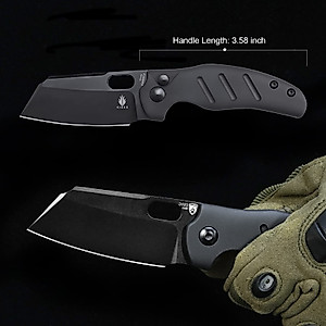 Kizer C01c(Mini) Sheepdog Pocket Knife 2.6 Inches 154CM Steel Aluminum Handle Folding Knife Hunting Camping Knife V3488BC2