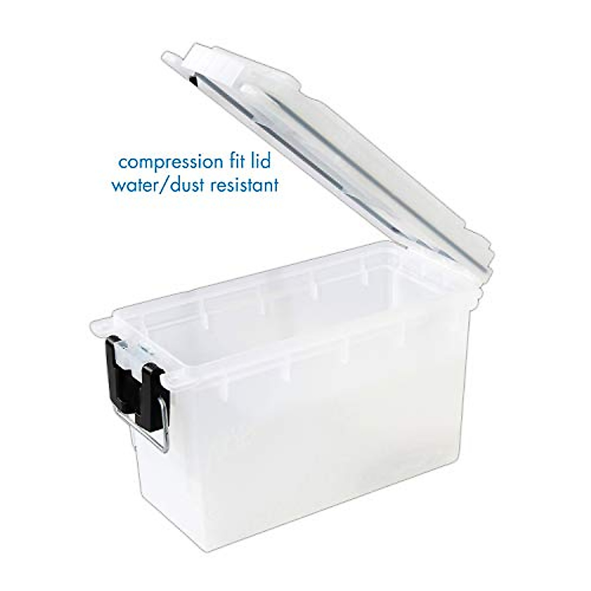 Logix 12535 Stackable Craft Storage Box with Handle, Locking Art Supply and Flambeau Outdoors 6009TD Lil' Brute Fishing Tackle and Gear Box with Lift-Out Tray