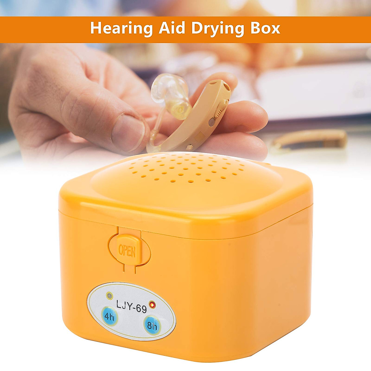 Electric Dryer, Portable USB Electric Dehumidifier Dryer Automatic Dry Case, One Button Design Energy-efficient and