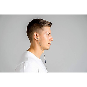 ebasy Ear Buds Earphones in Ear Headphones Wired Earbuds with Microphone Mic Stereo and Volume Control Waterproof Metal Wired Earphone for Earphone Players Tablet Laptop 3.5mm-Blue