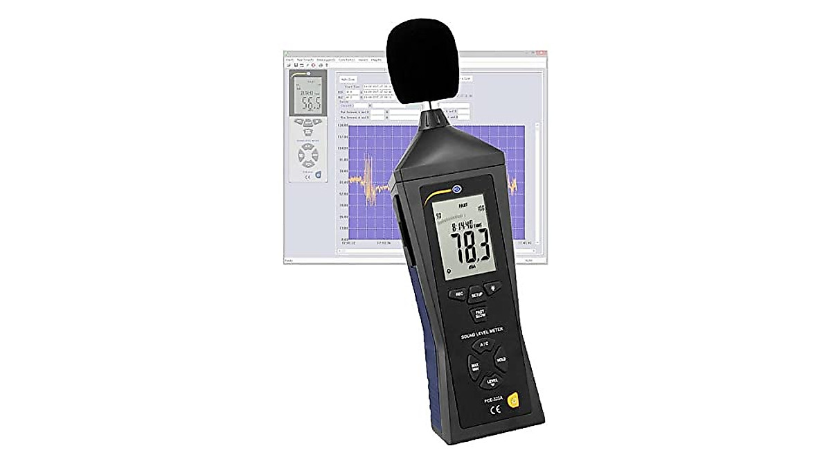 PCE-322A Sound Level Meter - Accurate & Data-Logging