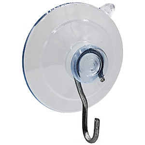 Projectpak Suction Cup Hooks Combo Pack - 10 Pack, Powerful Window Hanging Suction Cups for Glass, Mirrors, Stained Glass, Doors | 2 Large, 4 Medium, 4 Small