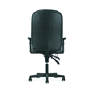 Sadie High-Back Leather Office/Computer Chair - Ergonomic Adjustable Swivel Chair with Lumbar Support (HVST331)