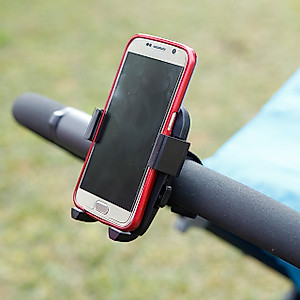 Dreambaby Stroller EZY-Fit Phone Holder- Suitable for Most Phones Including iPhone, Samsung, Motorola- Fits All Strollers, Prams, Wheelchairs, and More