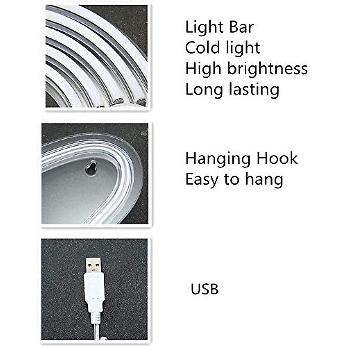 Ulalaza Neon Light Sign LED Night Lights USB Operated Decorative Marquee Sign Bar Pub Store Club Garage Home Party Decor