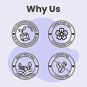 BLUE TEA - Rose Buds Herbal Tea - 1.05 Oz | Grade A | DETOX TEA | Caffeine Free Herbal Tea - Vegan - GMO-Free - Recycled Food Grade Pet Jar