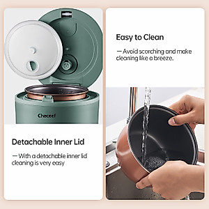 CHACEEF 1.2L Mini Rice Cookers, Portable Rice Cookers, Small Rice Cookers