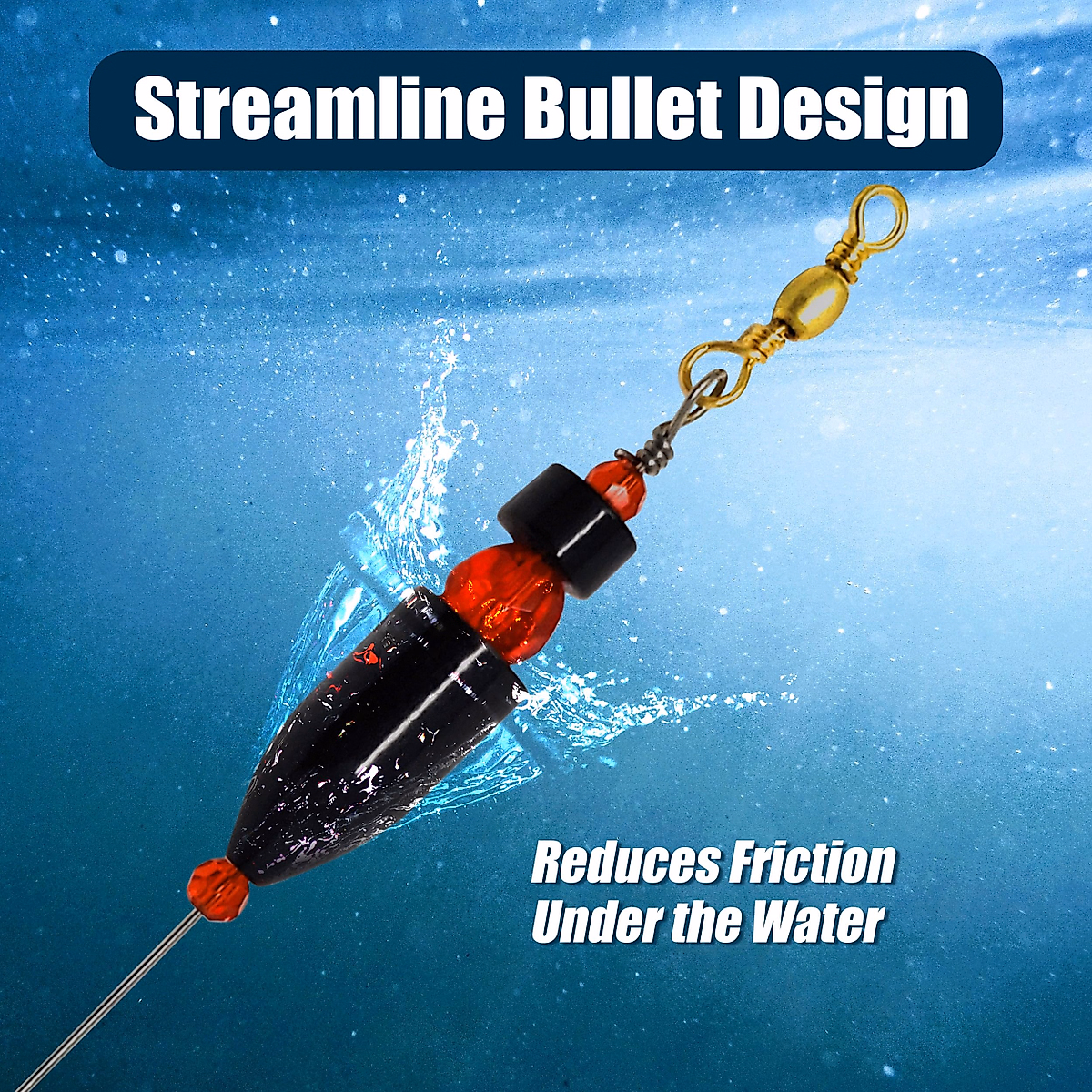 Reaction Tackle Carolina Rig - 1/2oz - Black