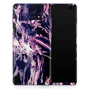 DesignSkinz Blurred Abstract Flow V32 Protective Vinyl Decal Wrap Skin Cover Compatible with The Samsung Galaxy S20 (Screen Trim & Back Glass Skin)