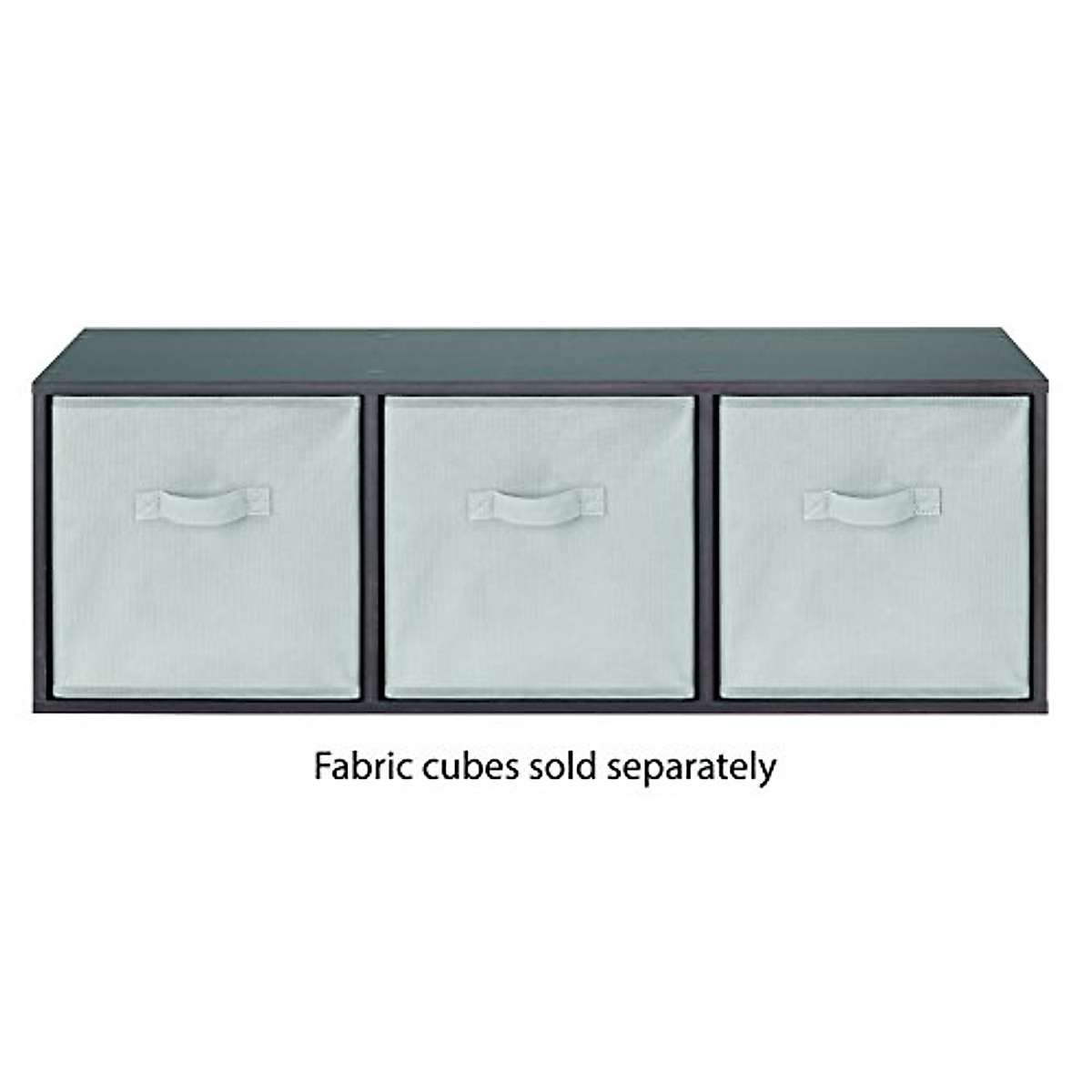 Whitmor Cube Organizer 3-Section, Espresso