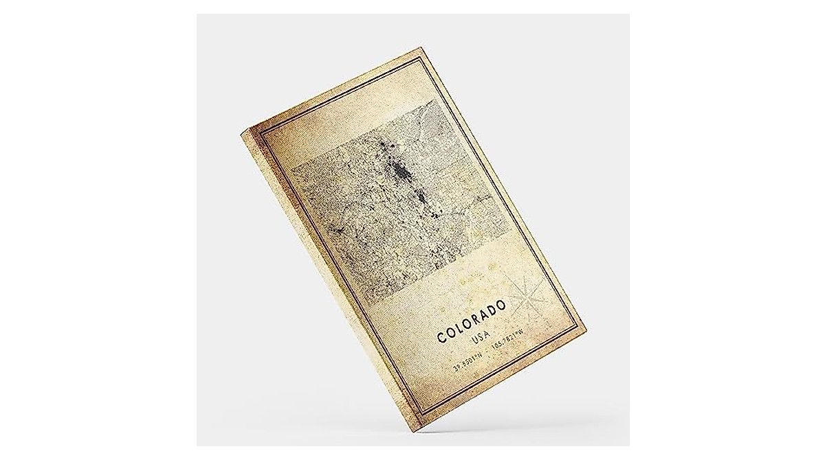 Unique Colorado Map Print - Perfect Vintage Gift
