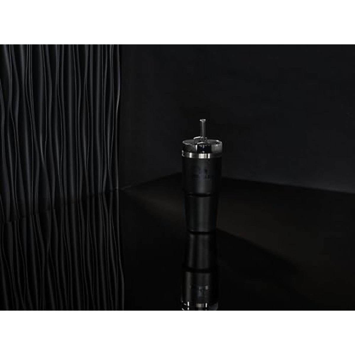 Stanley Quencher H2.0 Tumbler with Straw 14 oz | Flowstate 3-Position Lid | Cup Holder Compatible for Travel | Insulated Stainless Steel Cup | BPA-Free | Black 2.0