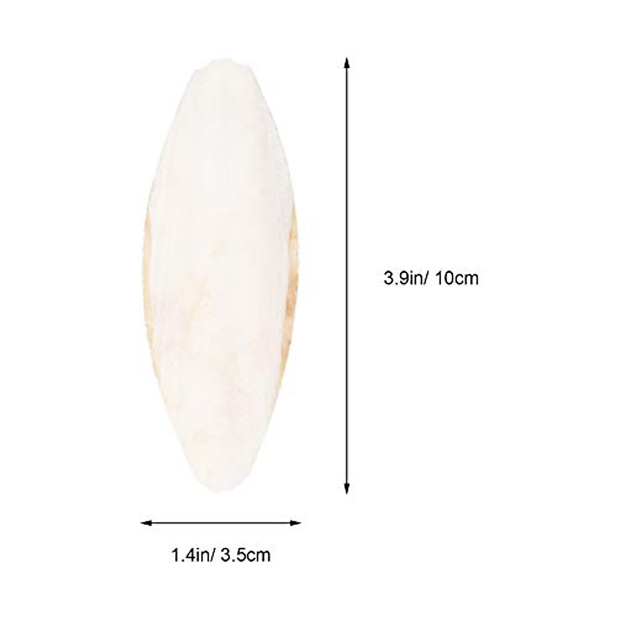 UKCOCO Cuttlebone for Birds, Natural Polished Cuttlebone Bird Training Chew Molar Toy for Budgies Finches Canaries Lovebirds 12pcs-10cm