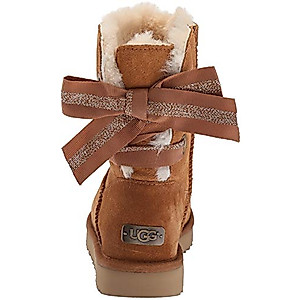 UGG baby girls Jesse Bow Ii Boot, Chestnut, 4-5 Toddler US