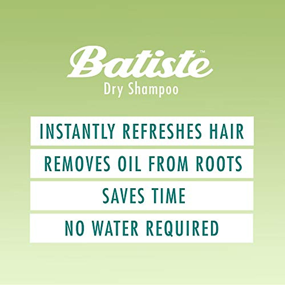 Batiste Dry Shampoo, Bare Fragrance, 200ml 120g (Pack of 3)