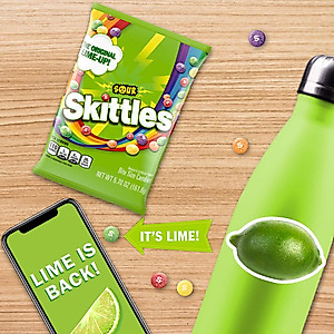 Skittles Bite Size Candy, Sours, 5.7 Ounce Bag