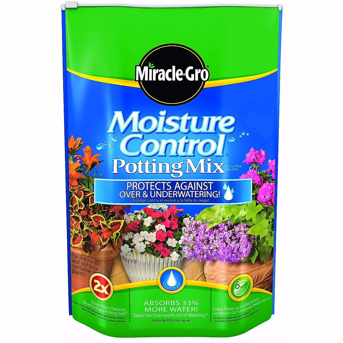 Miracle-Gro Moisture Control Potting Mix, 16-Quart