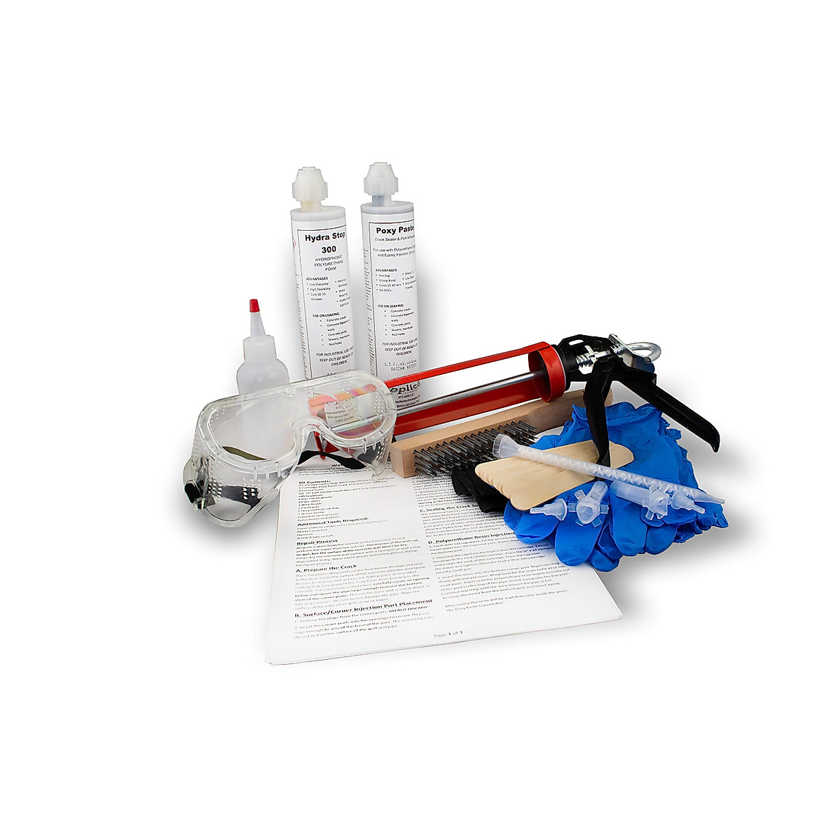 Waterline, Pipe and Penetration Leak Kit-Stop Leaks Around The Water Supply Line of Your Home. for Concrete Basement Walls