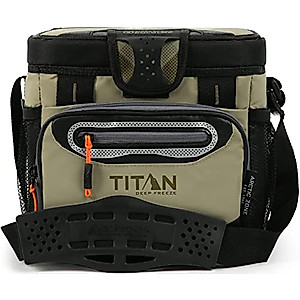Arctic Zone Titan Deep Freeze Cooler - 9 Can Zipperless Hardbody Cooler - Deep Freeze Insulation, HardBody Liner, and SmartShelf