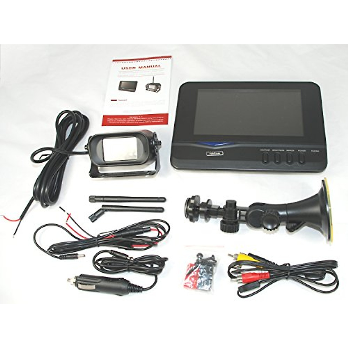 4Ucam Digital Wireless Camera + 7" Monitor for Bus, RV, Trailer, Motor Home, 5th Wheels and Trucks Backup or Rear View