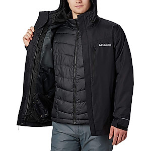 Columbia Men's Whirlibird IV Interchange Jacket, Black, 1X Big