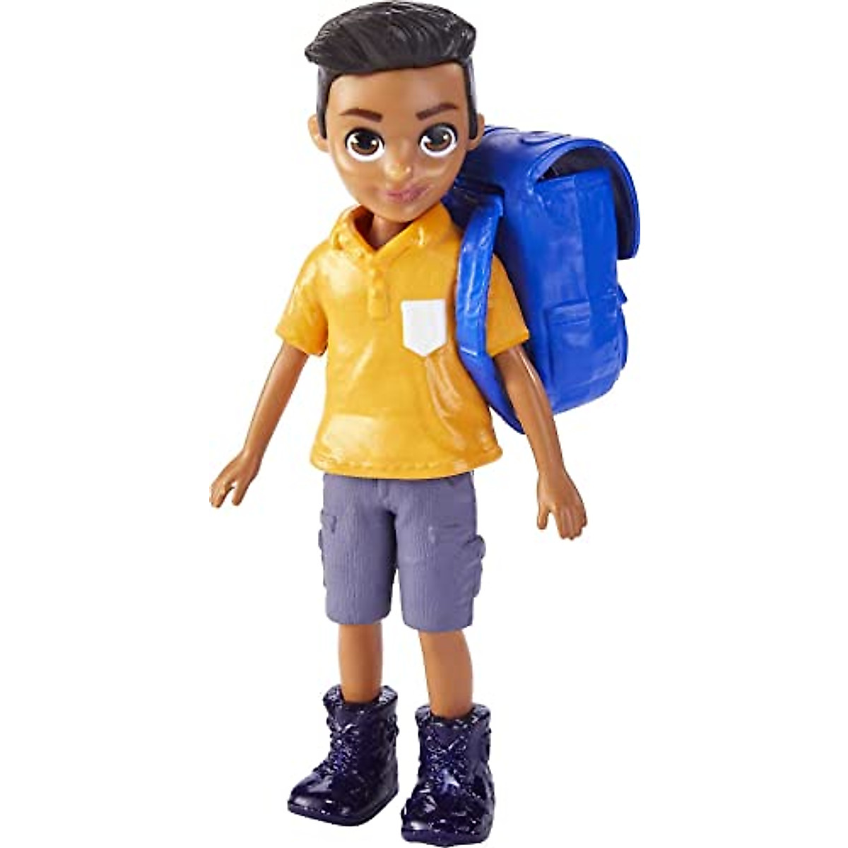 Polly Pocket Travel Toy Playset with Four (3-inch) Dolls and 40+ Fashion Accessories, Themed Characters Fashion Pack