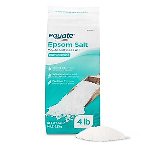 Epsom Salt 4 lbs. Magnesium Sulfate USP Multi-Purpose - Resealable bag