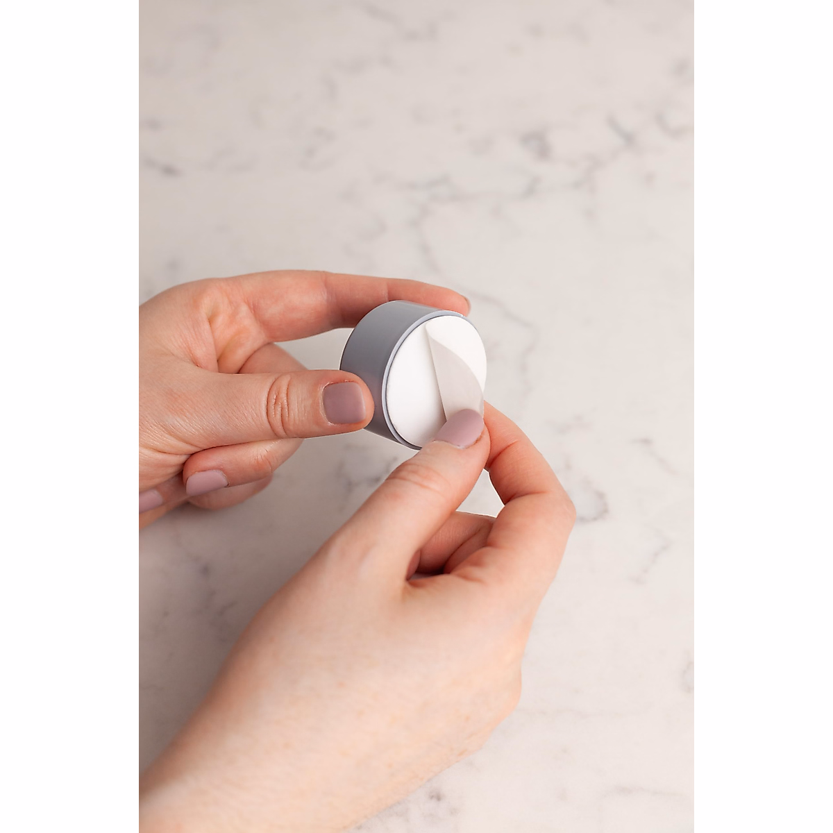 Original Kitchen Towel Holder/Hook with Adhesive to Hang Dish Towels, Tea Towels, Dishcloths, Rags and Hand Towels with a Push. Handy accessory for RV, Bathroom, Shower, Cabinets, Inside & Outside use